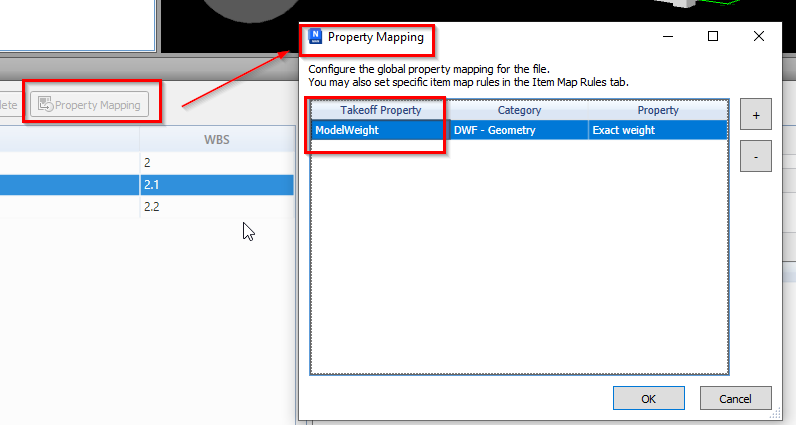 Total weight per steelwork set in Quantification in Navisworks