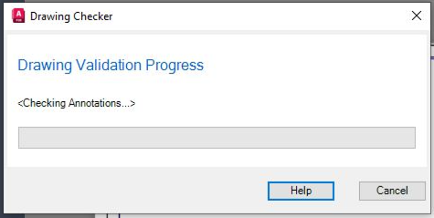 Drawing Validation process does not end in AutoCAD Plant 3D