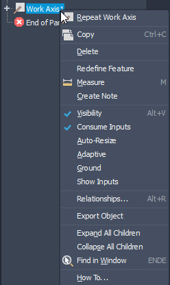 User work feature controlled by Model States in Inventor