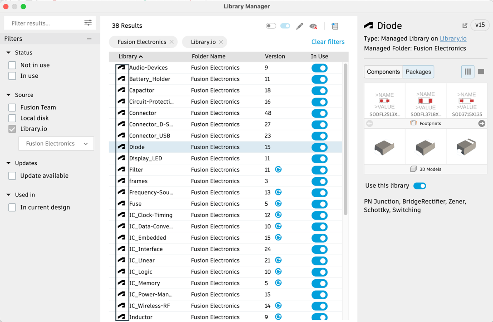 Missing local libraries in Fusion after May update