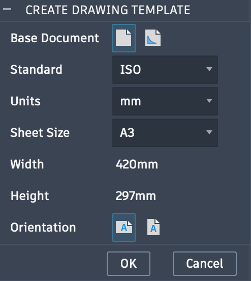 How to set up a custom drawing template in Fusion