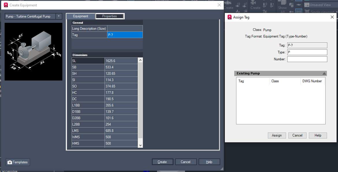 P&ID to 3D drawings mapping not working for equipment class in AutoCAD ...
