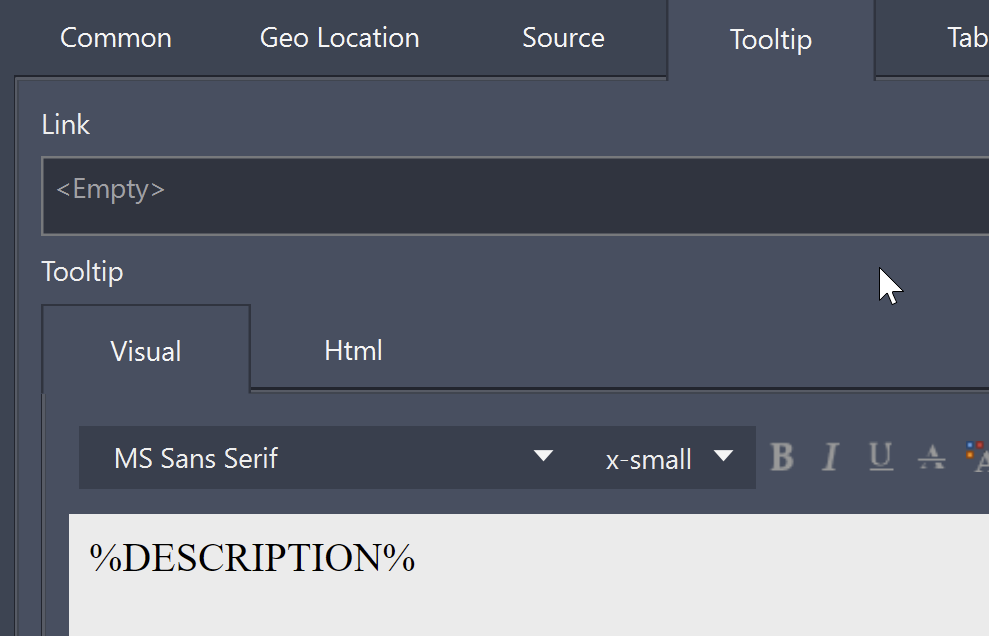 A tooltip disappears in InfraWorks