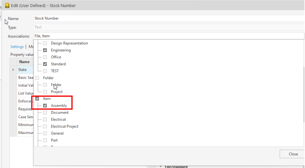 How to create and map Inventor model state iProperties to properties in Vault?