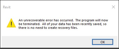 Crash when opening or closing multiple files in the same session of Revit