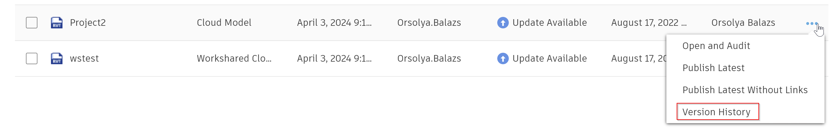 How to download latest sync version of cloud models for Revit