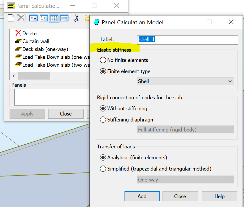 For what type of panels linear releases can be used in Robot Structural ...