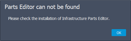 "Infrastructure Parts Editor is not installed" prompt in Civil 3D or ...