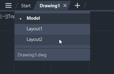 To adjust file tab preview behavior in AutoCAD