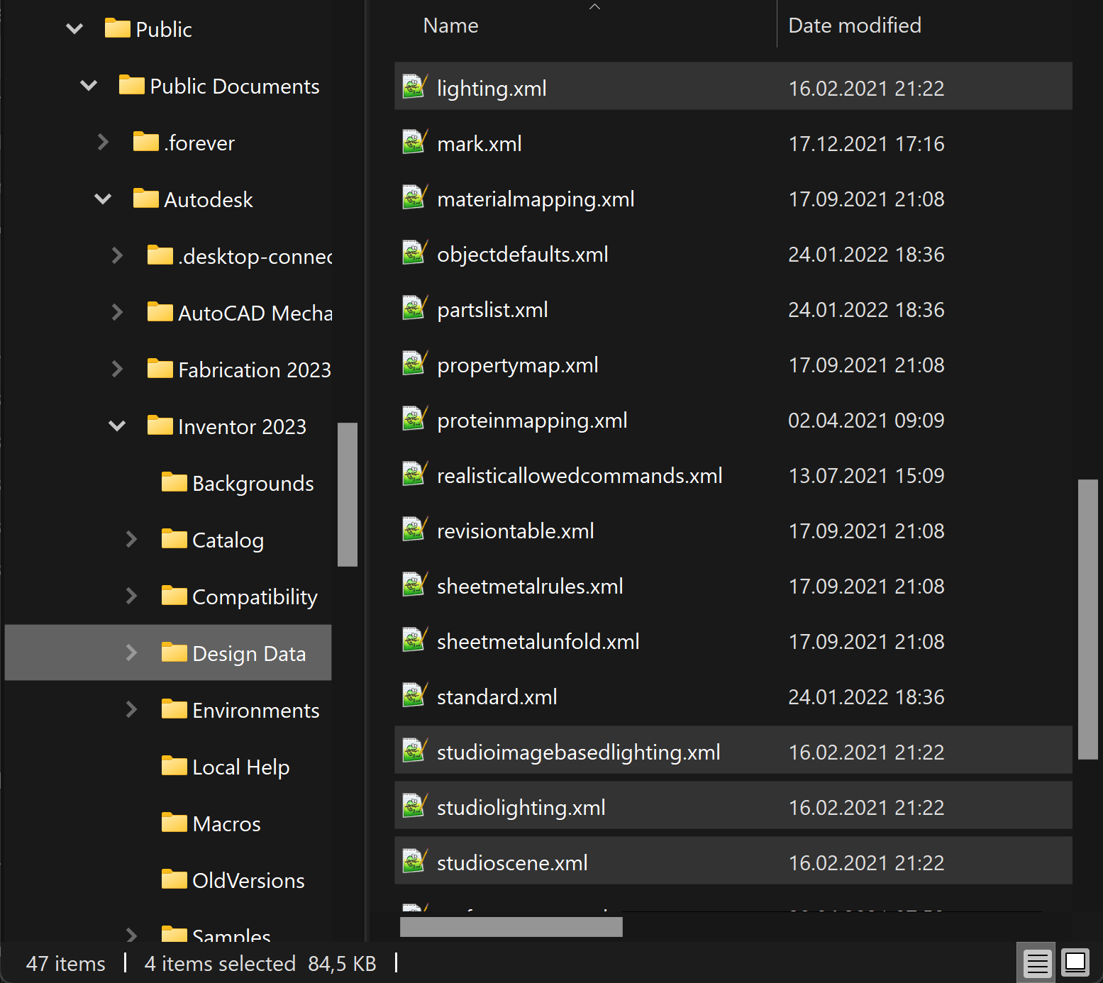Lighting styles missing in Inventor Studio and model environment
