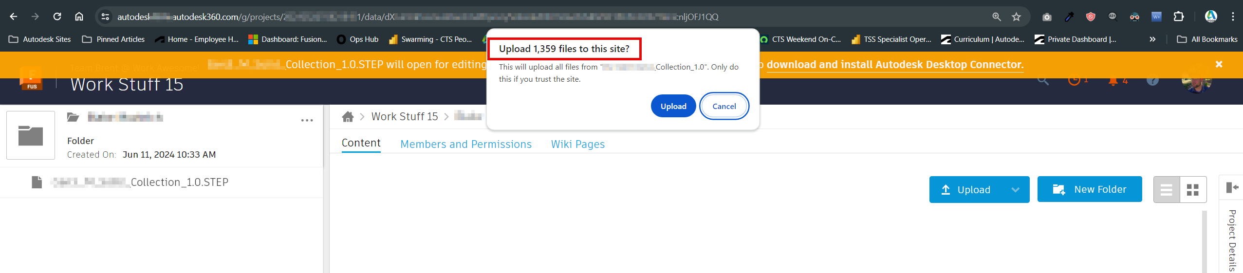 Upload fails when importing files into Autodesk Fusion