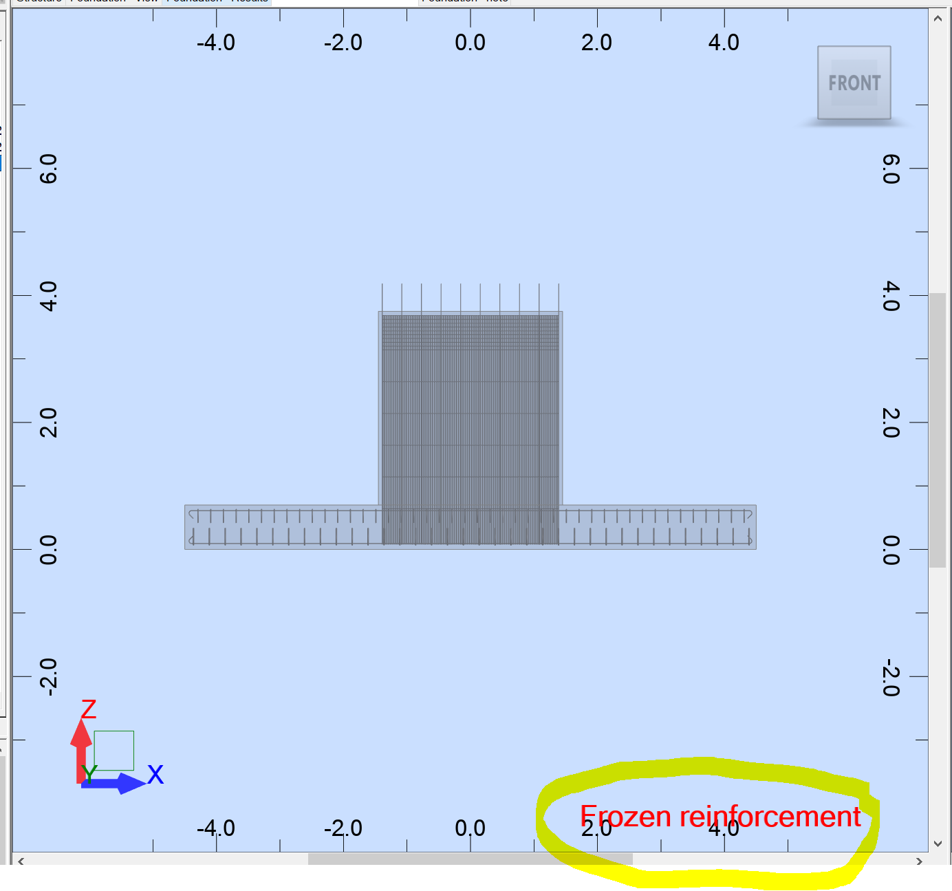 Regardless parameters modification provided reinforcement does not change for spread footing ...