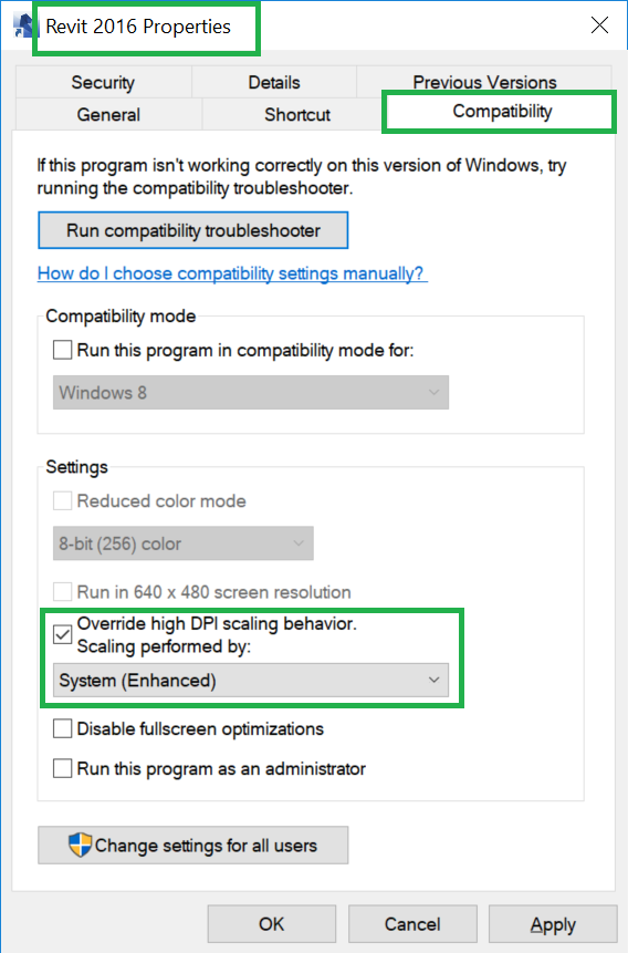 Export to nwc dialogue window appears cut off in Revit
