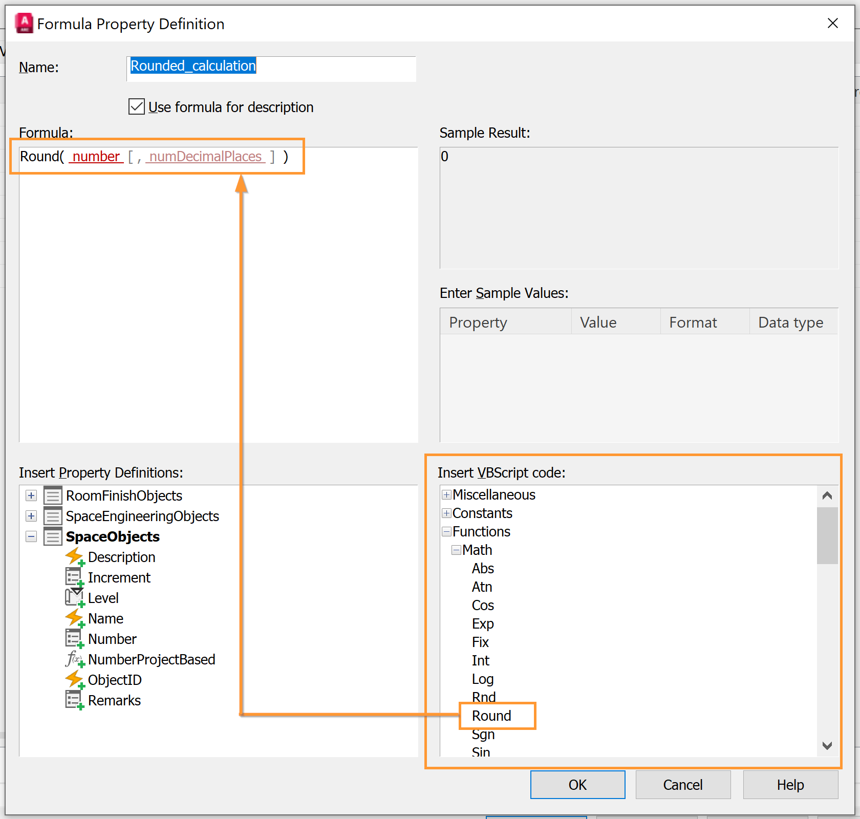 Total value of schedules differs from manual calculation in AutoCAD Architecture
