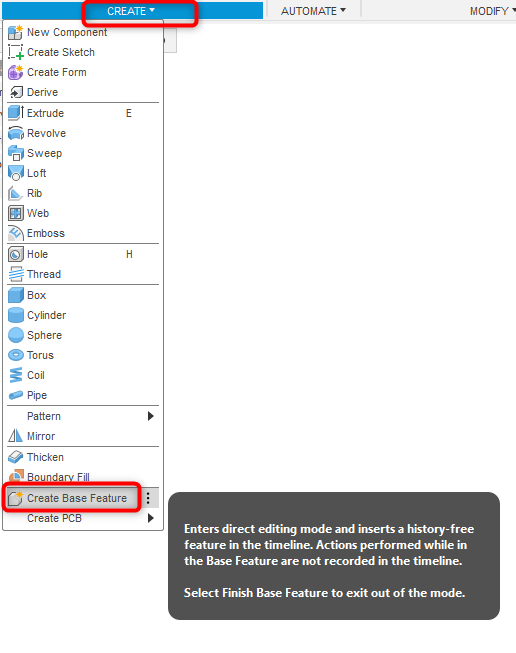 How to Edit a Face in the Direct Modeling Environment in Fusion