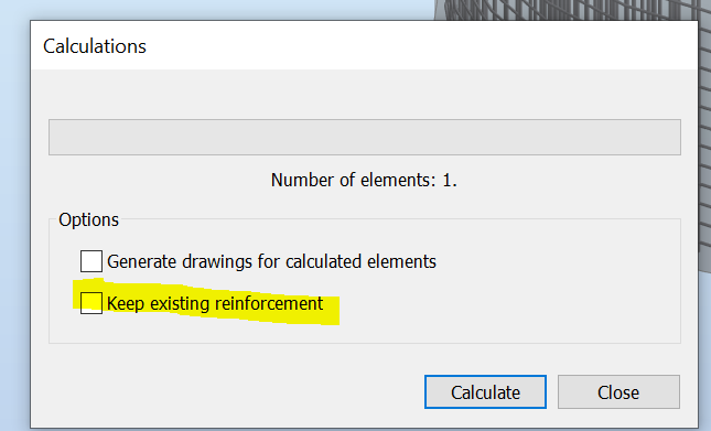 How Keep existing reinforcement option works in provided reinforcement ...