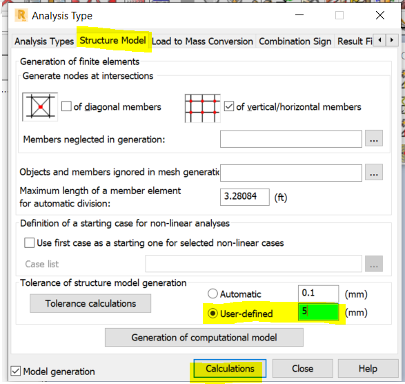 Loads not transferred to bars or panel edges, defined in claddings or ...
