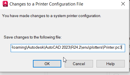 No physical output is printed when plotting directly from AutoCAD Products