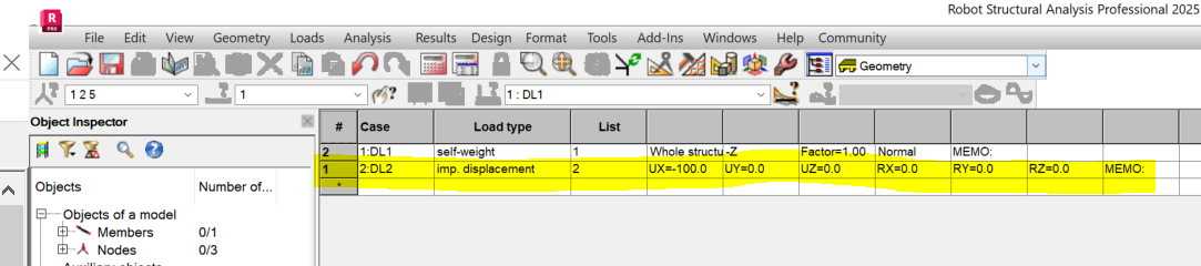 Imposed Displacement In A Non Supported Node Has Been Defined 9817