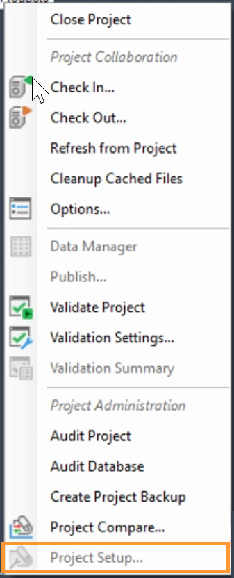 Project Setup cannot be opened in AutoCAD Plant 3D