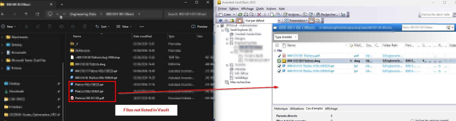 Problem with synchronization between Vault Basic Client and Server