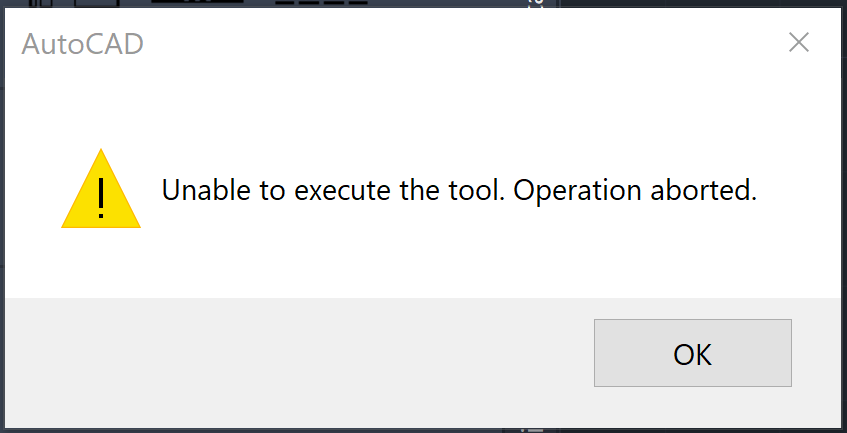 "The drawing specified for the tool's property set definition is missing." when using a tool ...