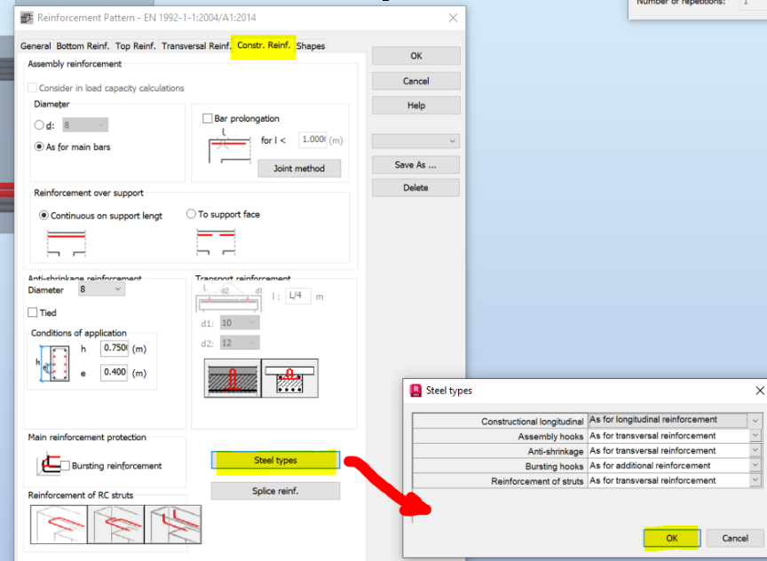 How to calculate concrete beam load capacity while taking the assembly reinforcement into ...