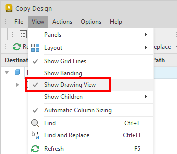 复制的 Inventor 模型和工程图在 Vault Copy Design 中的文件名不同