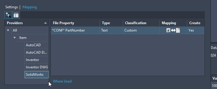 How to map Vault properties with SOLIDWORKS file properties