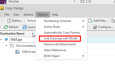 Unnecessary copy of Inventor DWG when making copy of an IAM or IPT file using Vault Copy Design