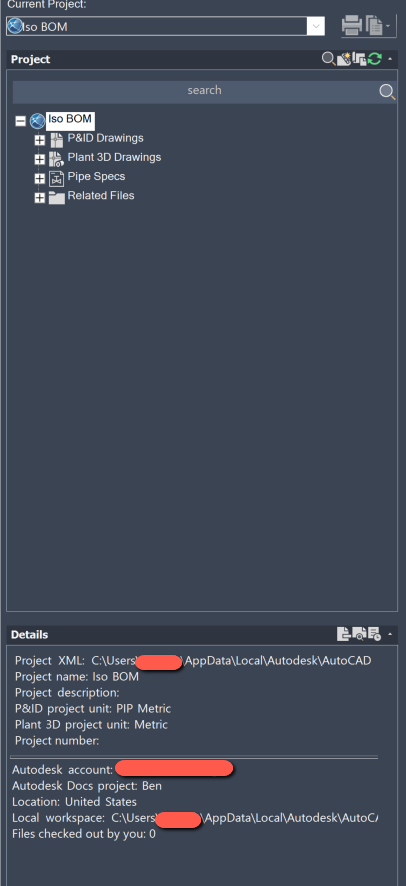 ¿Desde dónde procede un proyecto de colaboración de AutoCAD Plant 3D ...