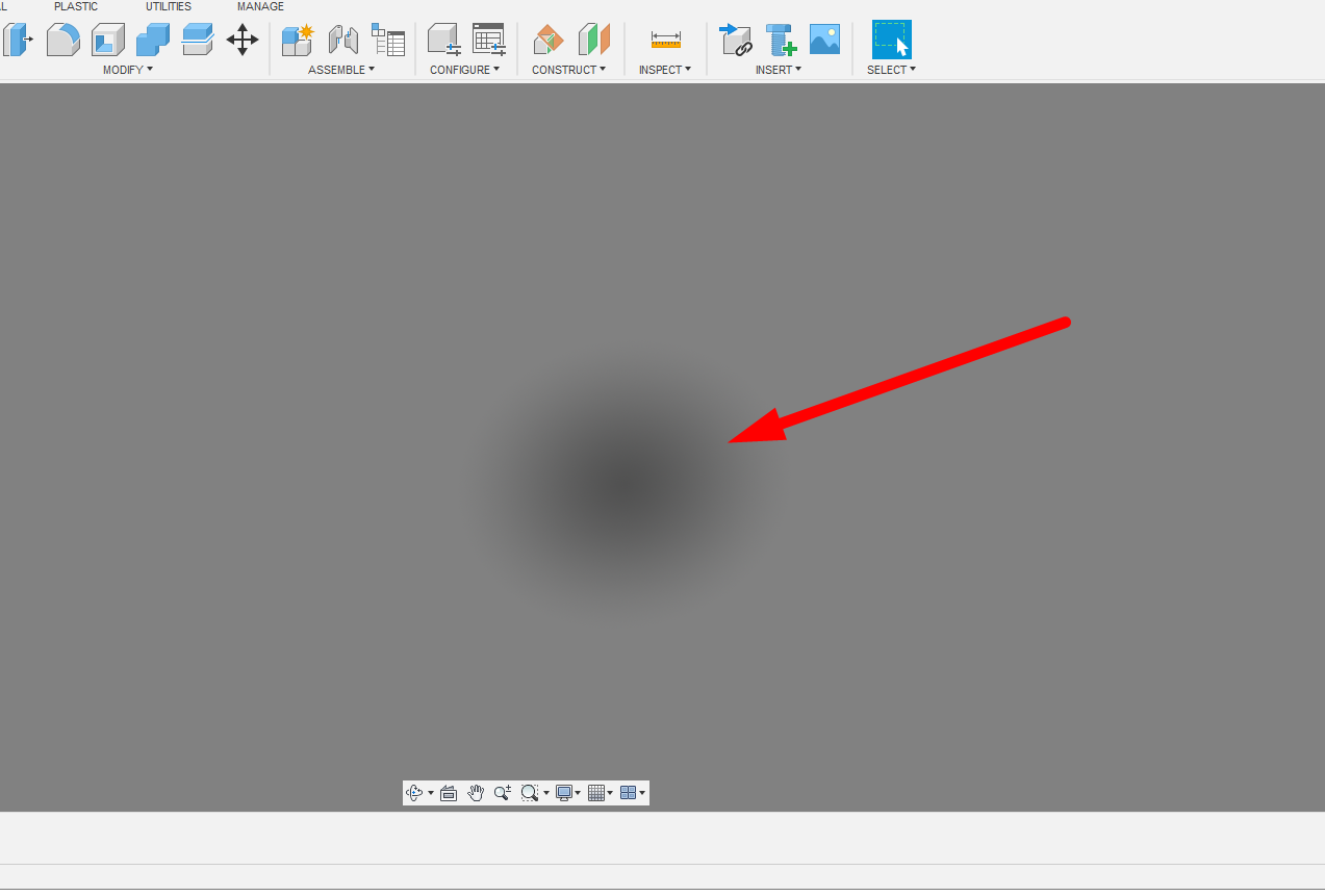 How to remove the ground plane shading defined with a circle in the ...