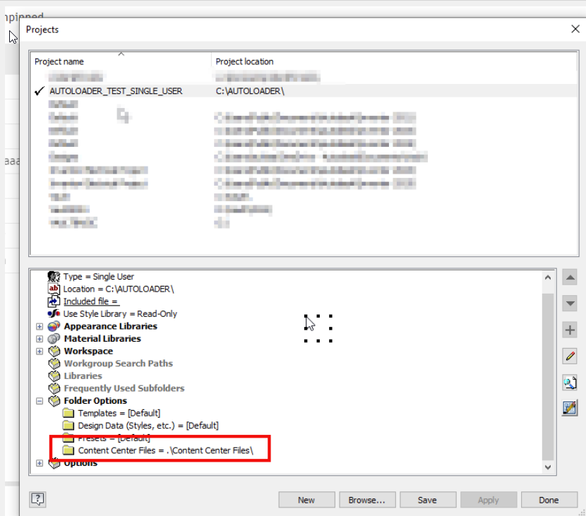 "File can't be found (missing)" for all Inventor Content Center files ...