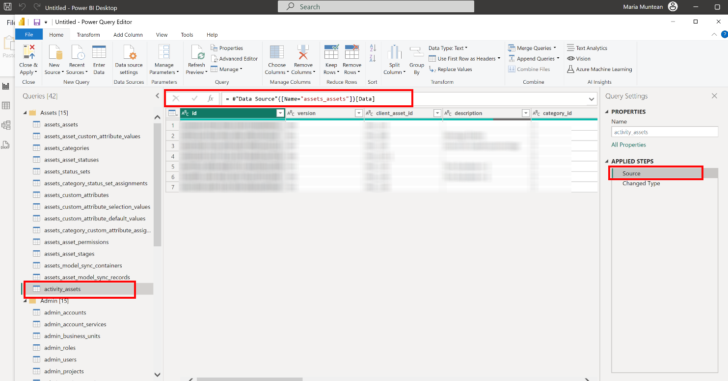 How to generate a report of all Assets that changed in a day in ACC?