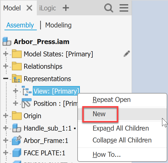 How to color individual parts in an assembly structure for documentation in Inventor