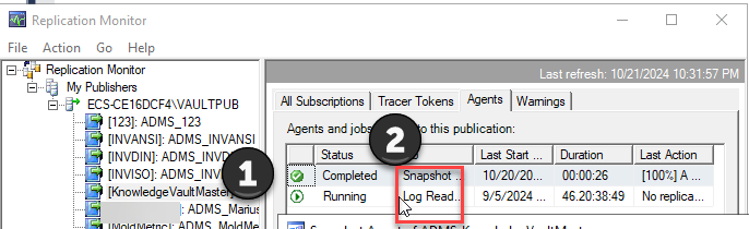 Troubleshooting Vault Connected Workgroups (SQL Replication)