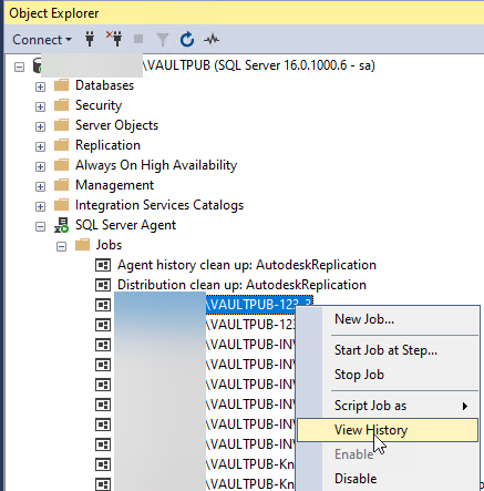 Vault 联网工作组疑难解答（SQL 数据同步）