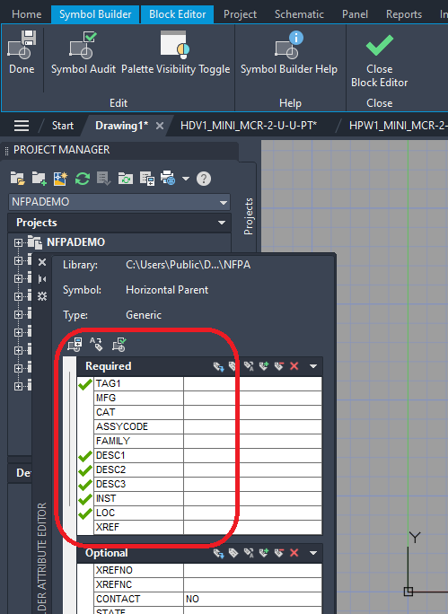 在 AutoCAD Electrical 的“插入/编辑元件”对话框中，“目录查找”按钮处于禁用状态