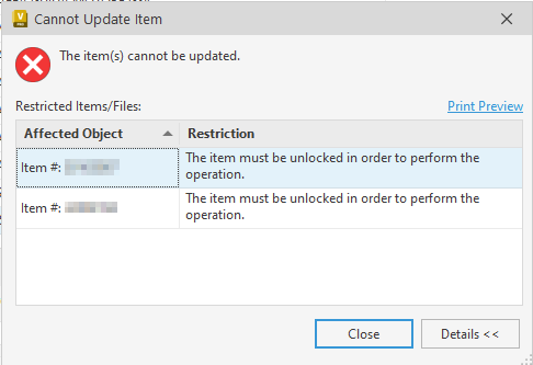 "Error 0 – Operation failed: System error. Please contact your system administrator." on assign ...