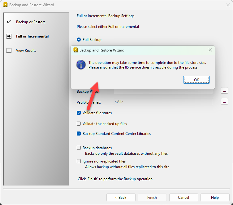 文件存储中的文件数量与 Vault ADMS Console 中的文件数量不匹配