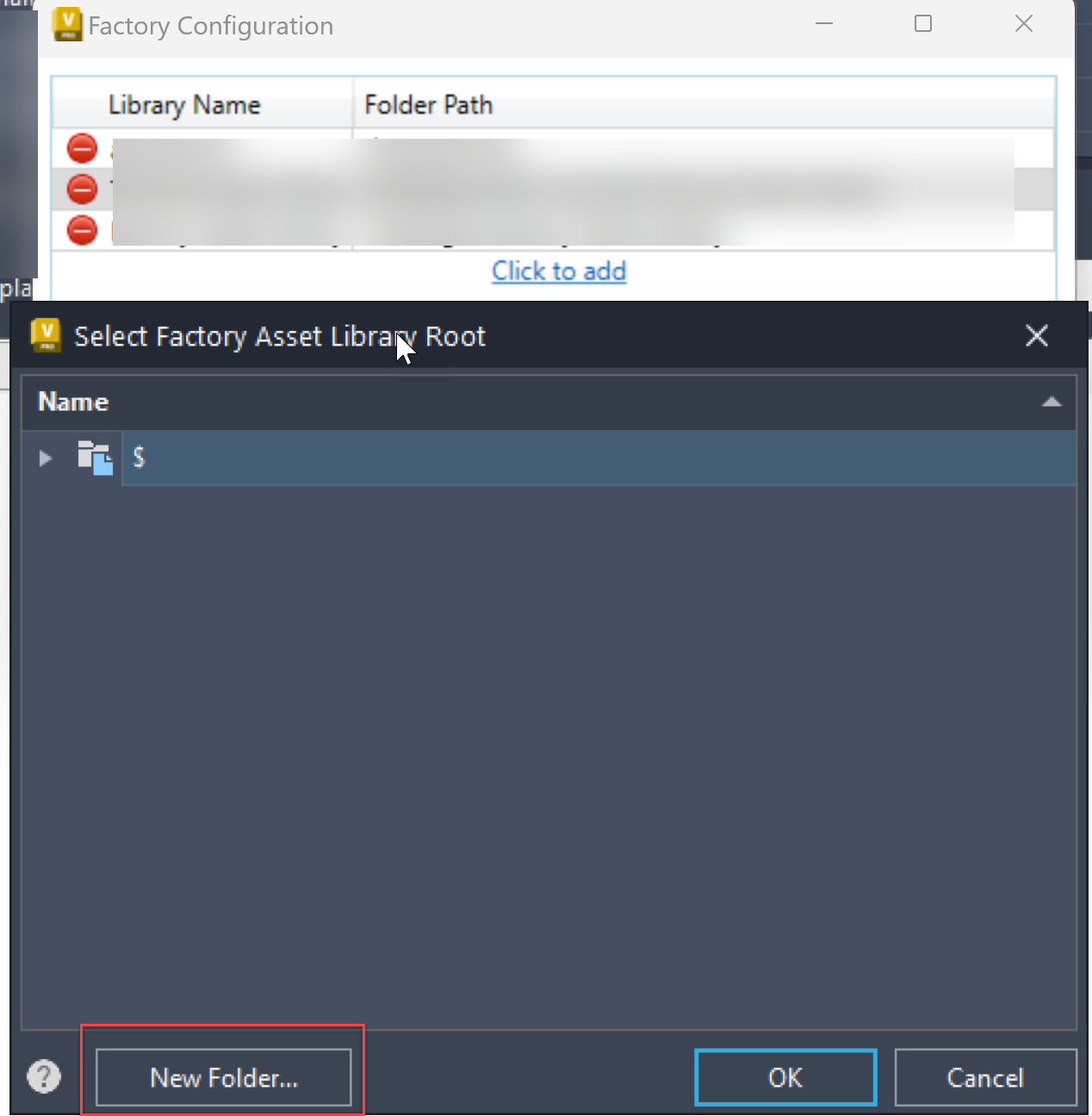 Factory configuration in Vault cannot be changed