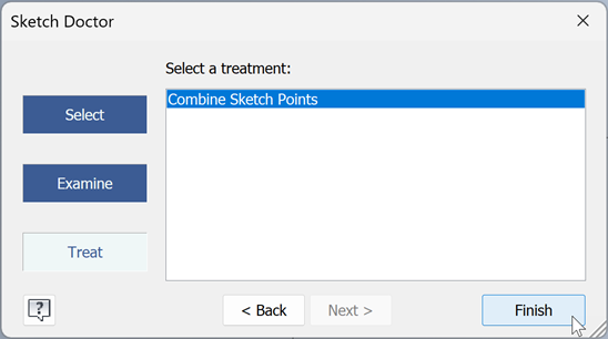 How to apply coincident constrain after importing a DXF into an Inventor sketch