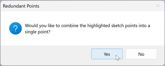 How to apply coincident constrain after importing a DXF into an Inventor sketch