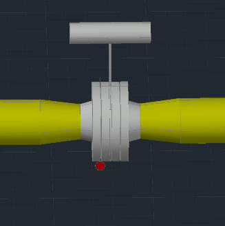 Reducer connected to flange is not dimensioned on "Both ends" in ...