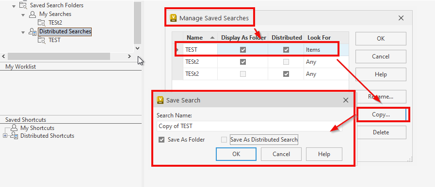 How to move distributed search from production to test Vault Server?
