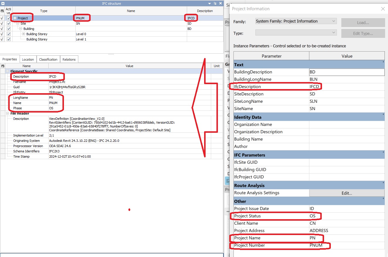 如何为 IFCProject、IFCSite、IFCBuilding 命名 从 Revit 导出 IFC