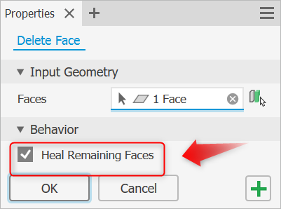 Inventor sheet metal part with chamfer displays additional face after ...