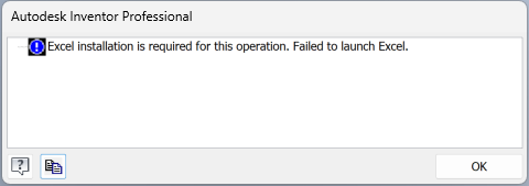 "Excel installation is required for this operation. Failed to launch Excel." when opening an ...