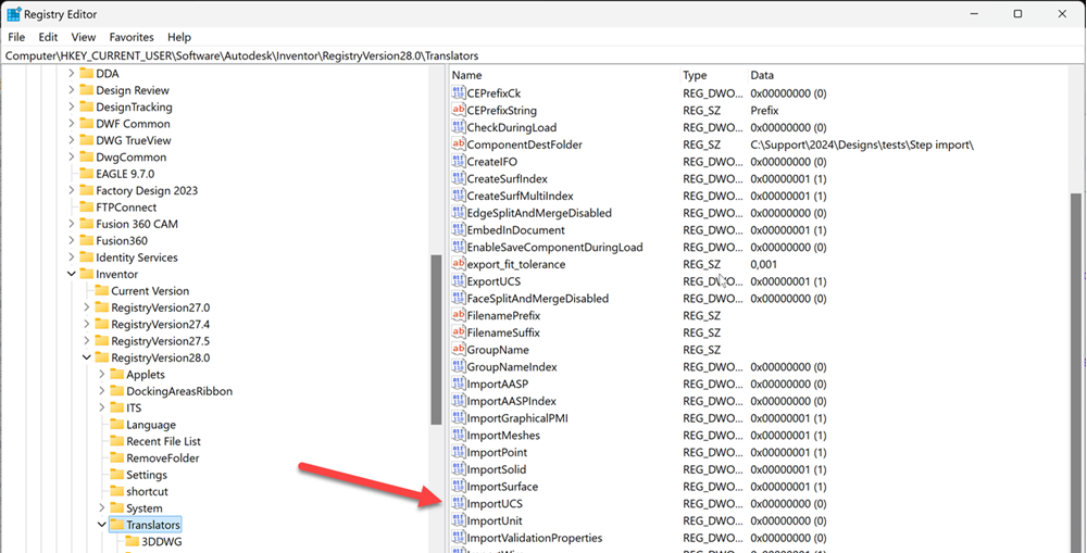 Set default import option for the BKS import for STEP files in Inventor