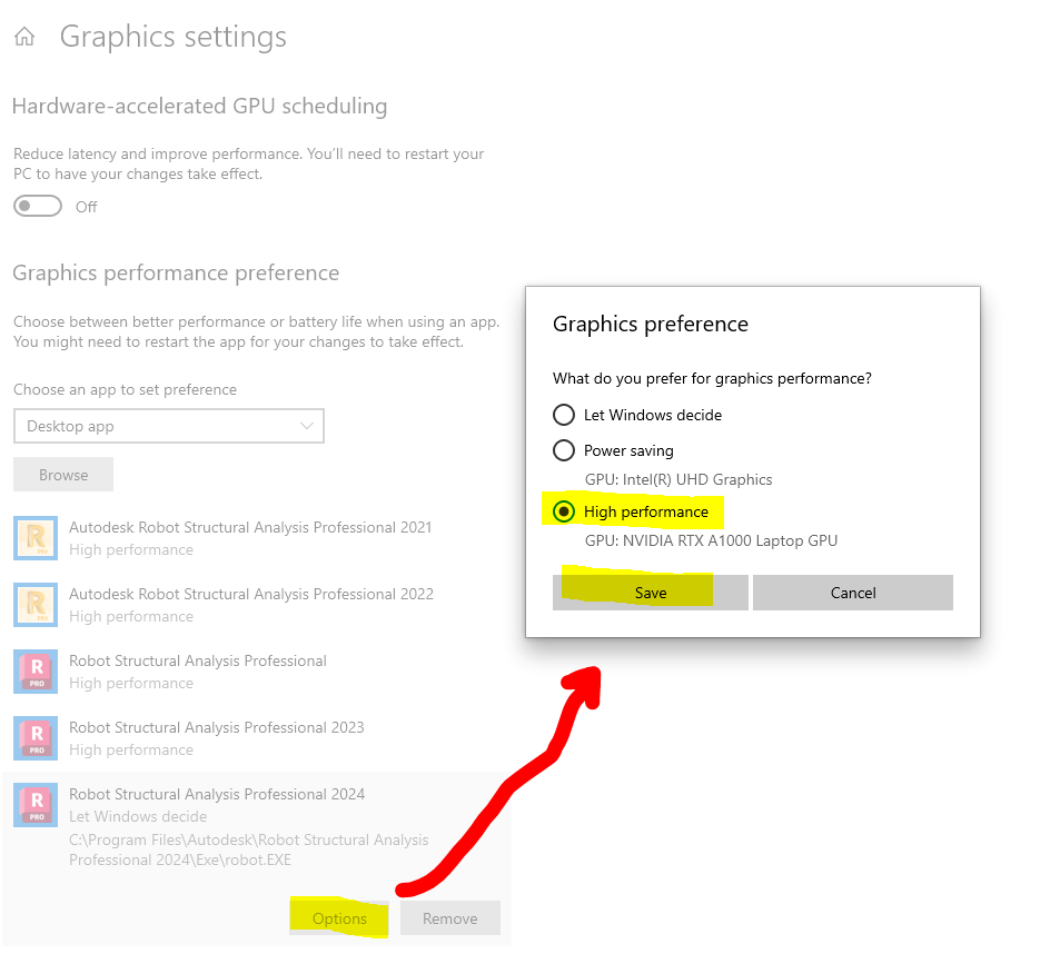 Jumpy cursor in Robot Structural Analysis